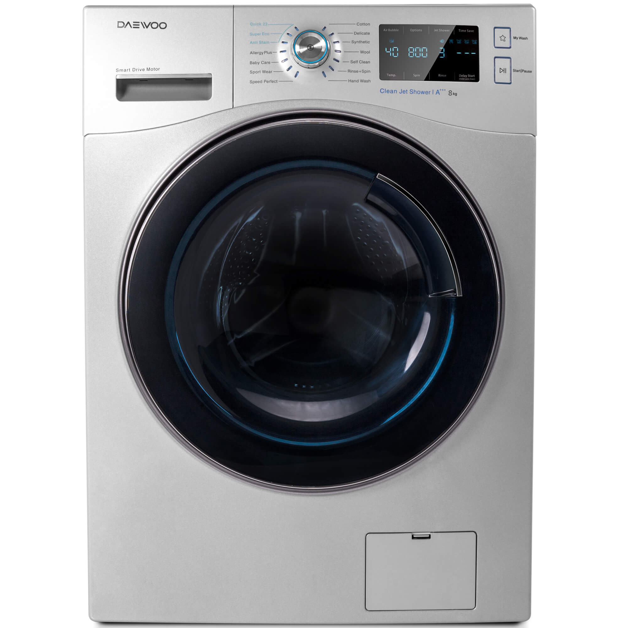 ماشین لباسشویی پریمو 8 کیلویی تیتانیوم DWK-8543V – فروشگاه دوو سیتی